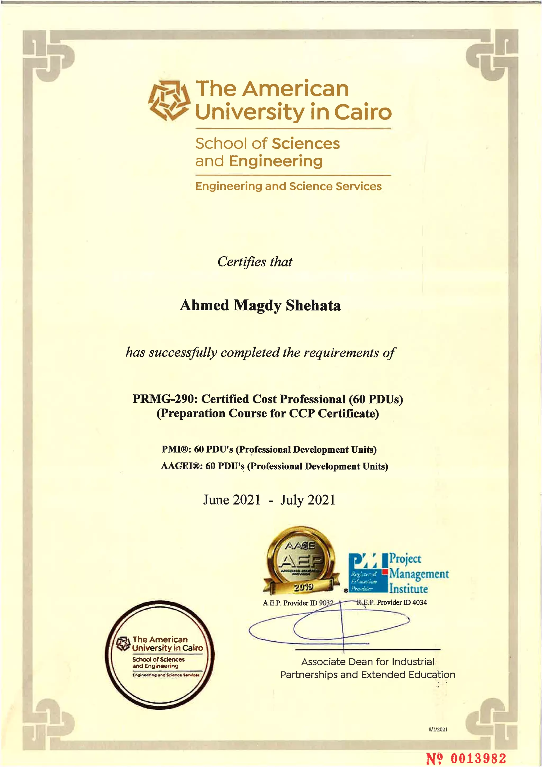 Certified Cost Professional (CCP) | PPT