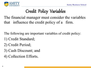 Corporate Credit Policy | PPT