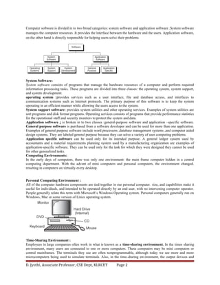 c and data structures first unit notes (jntuh syllabus) | DOC