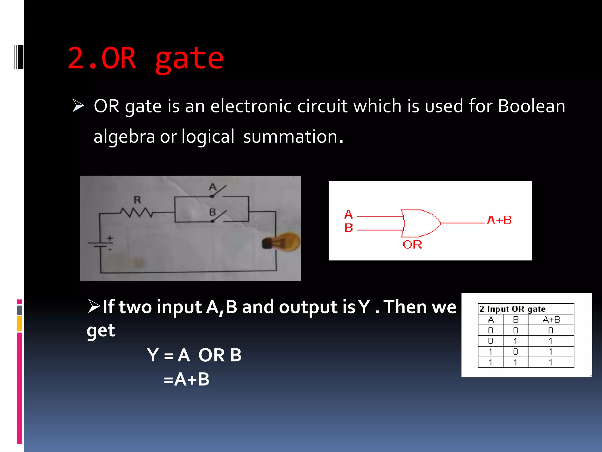 Presentation On Logic Gate | PPTX