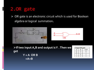 Presentation On Logic Gate | PPTX
