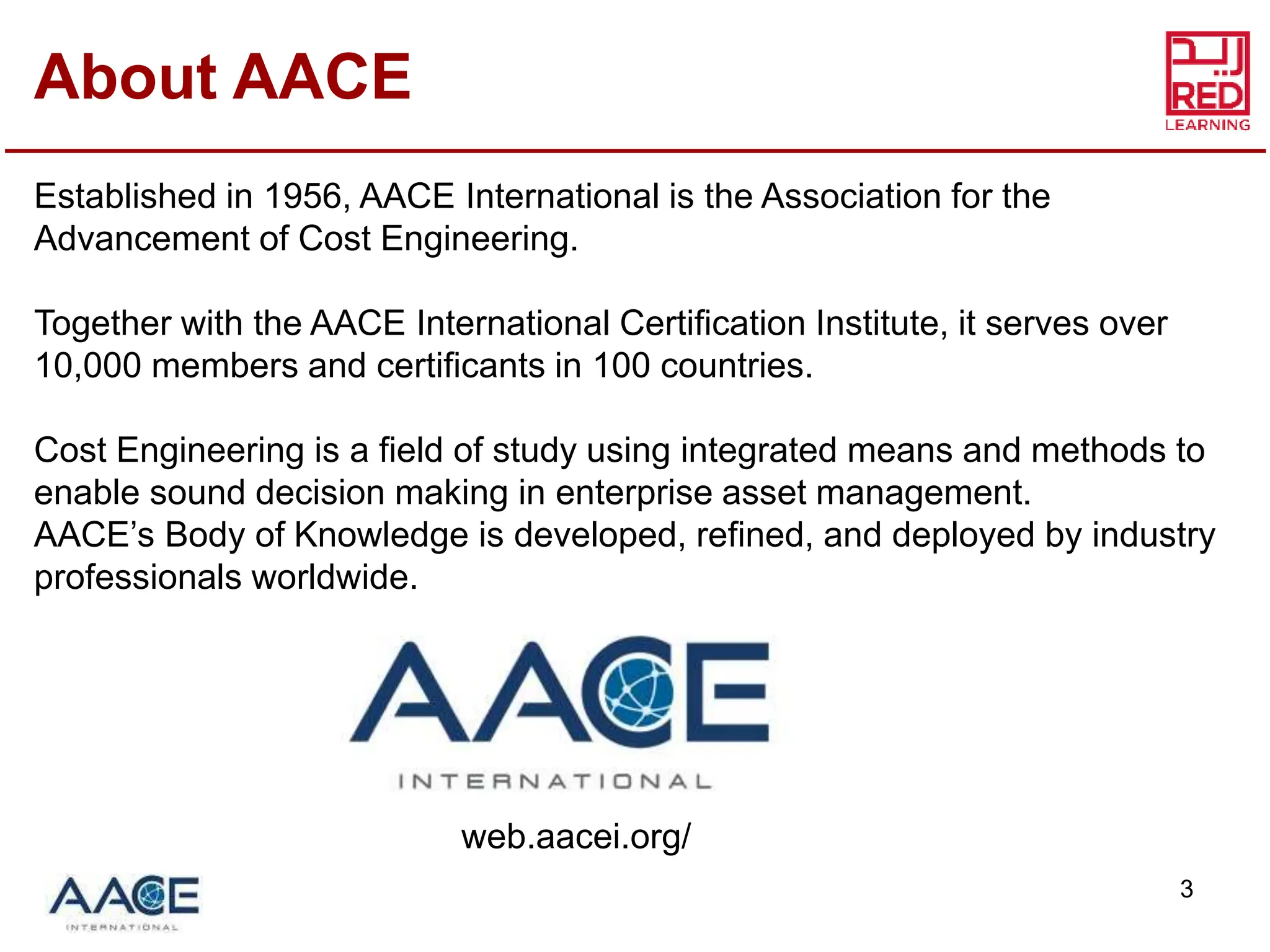 Cost Control for Construction Projects (AACE) | PPTX