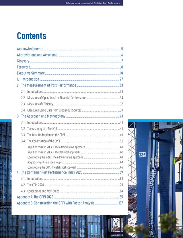 World Bank - The Container Port Performance Index 2020 A Comparable Assessment of Container Port ...