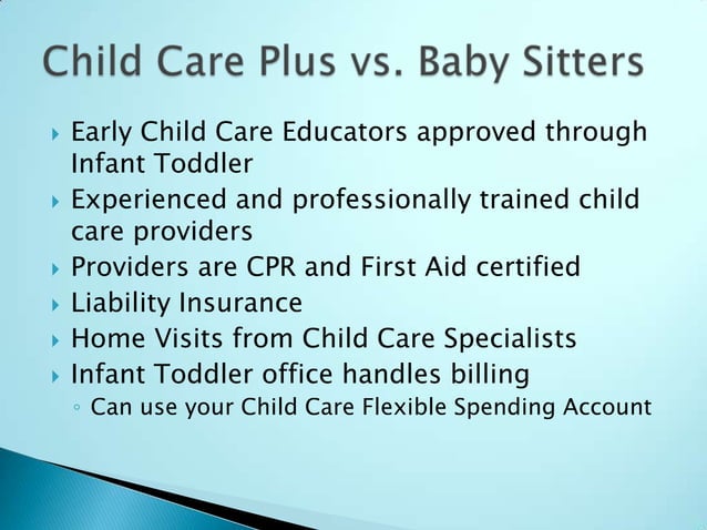 Child Care Plus information session | PPTX