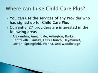 Child Care Plus information session | PPTX