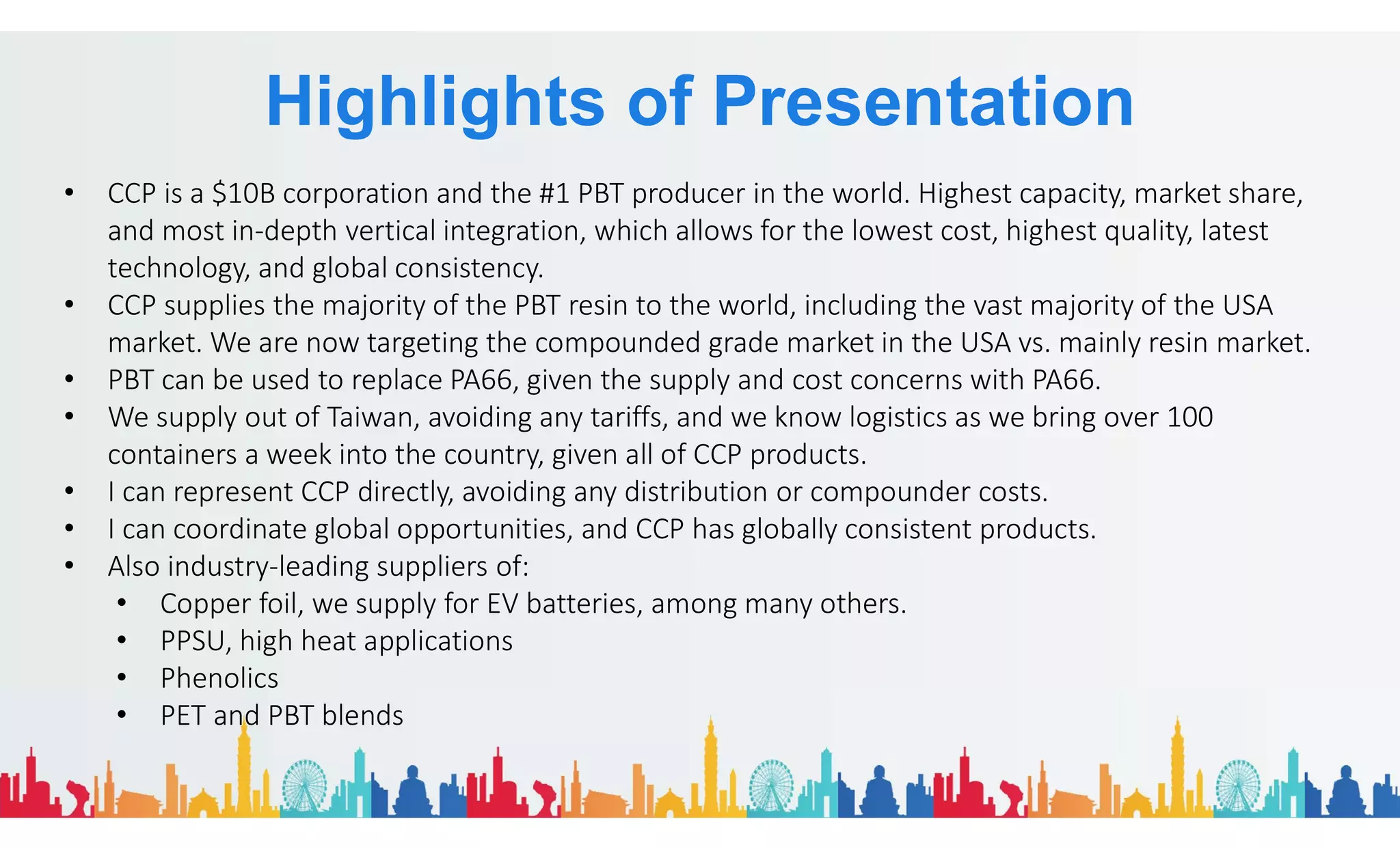 Changchun CCP PBT Overview Presentation | PDF