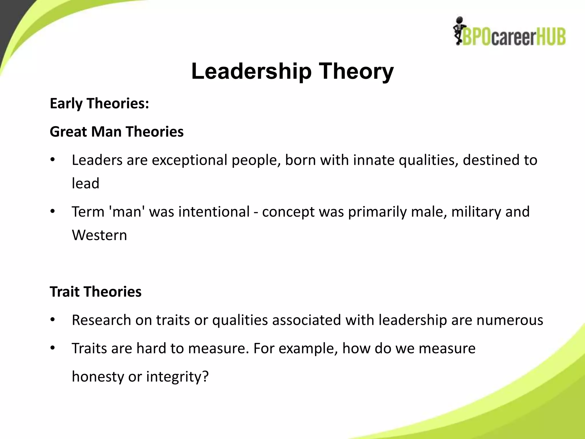 Developing your Leadership Skills | PPTX