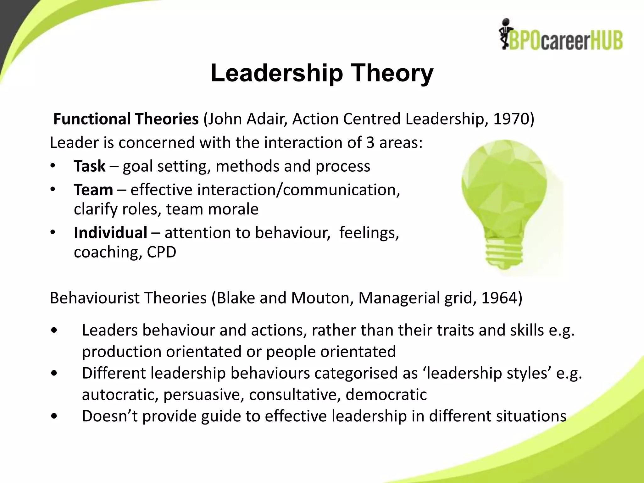 Developing your Leadership Skills | PPTX