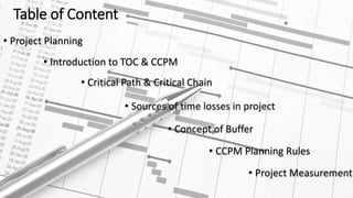 Critical Chain Project Management | PPTX