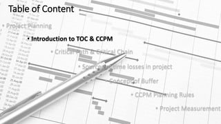 Critical Chain Project Management | PPTX