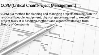 Critical Chain Project Management | PPTX