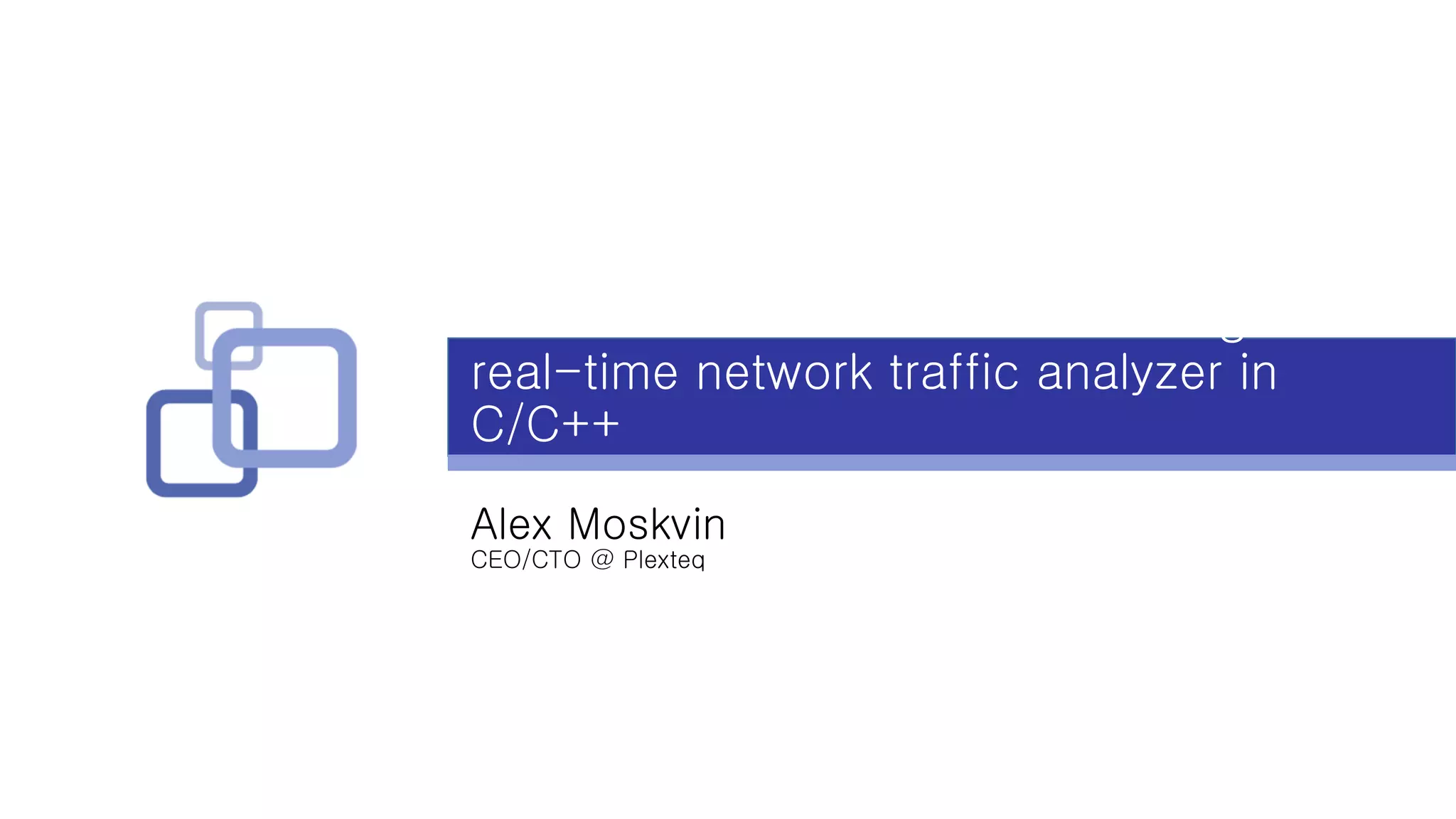 Realtime traffic analyser | PPTX | Computer Networking | Computing