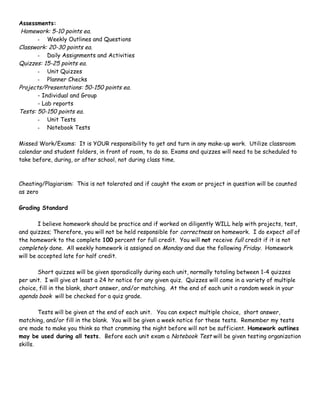 Ccp physical science syllabus | PDF