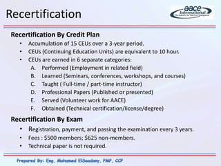 A lecture on CCP Certificate | PPTX
