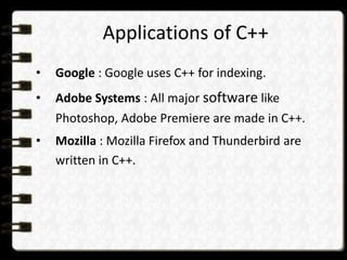 C & C++ Training Centre in Ambala! BATRA COMPUTER CENTRE | PPTX ...