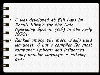 C & C++ Training Centre in Ambala! BATRA COMPUTER CENTRE | PPTX ...