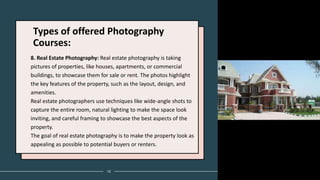 Best Professional Photography Courses in India with Certificate | PPTX