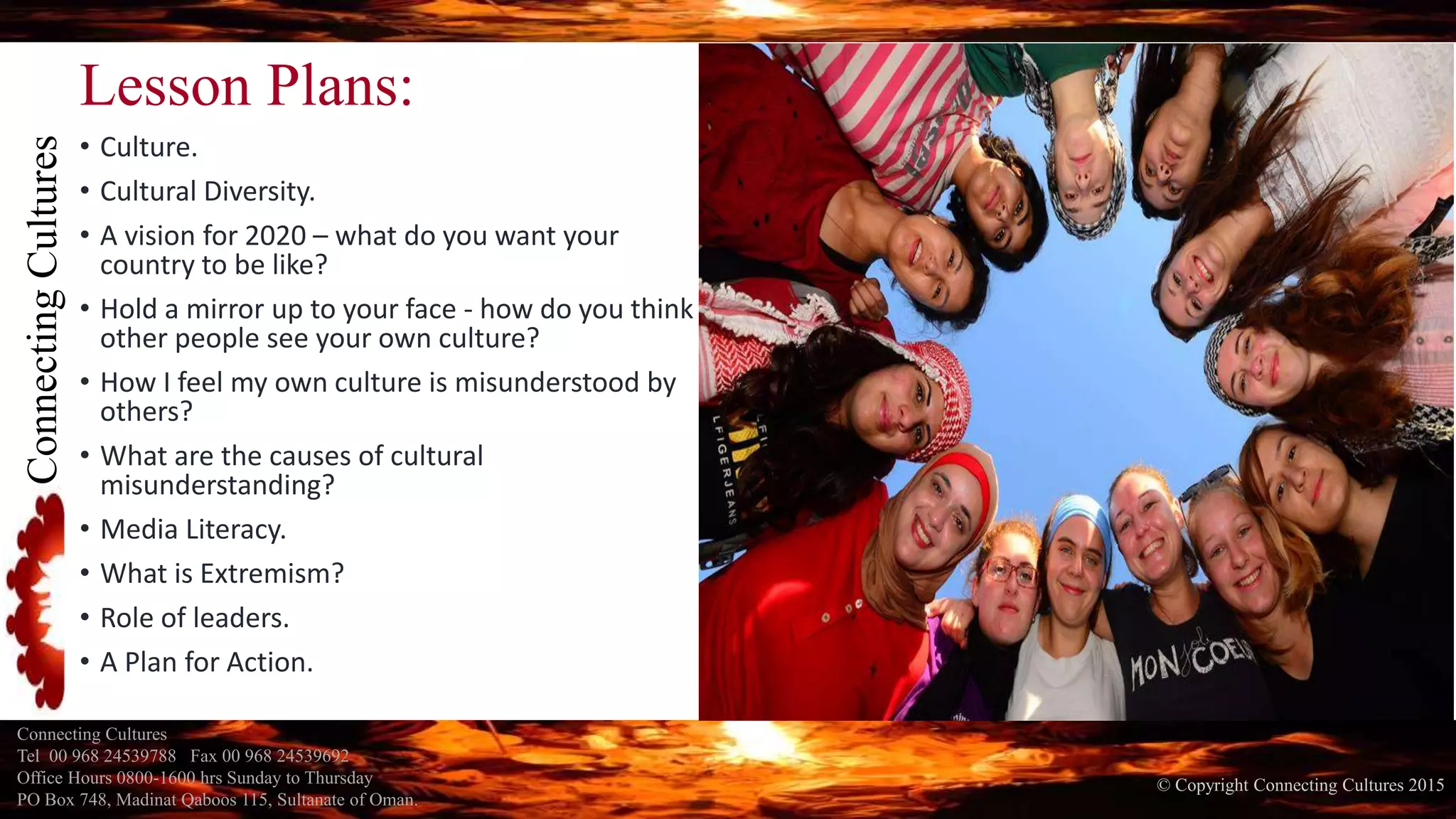 Connecting Cultures Pre-journey Presentation | PPT