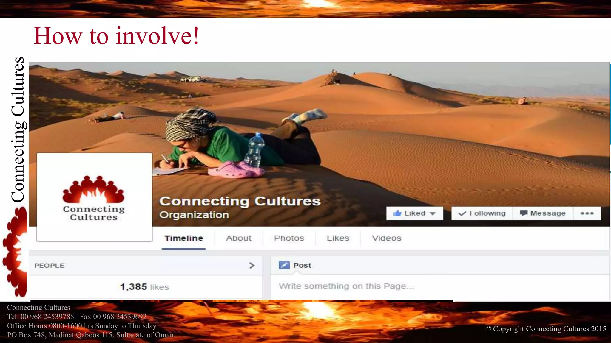 Connecting Cultures Pre-journey Presentation | PPT