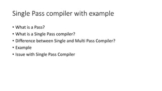 Compiler Construction | PPT