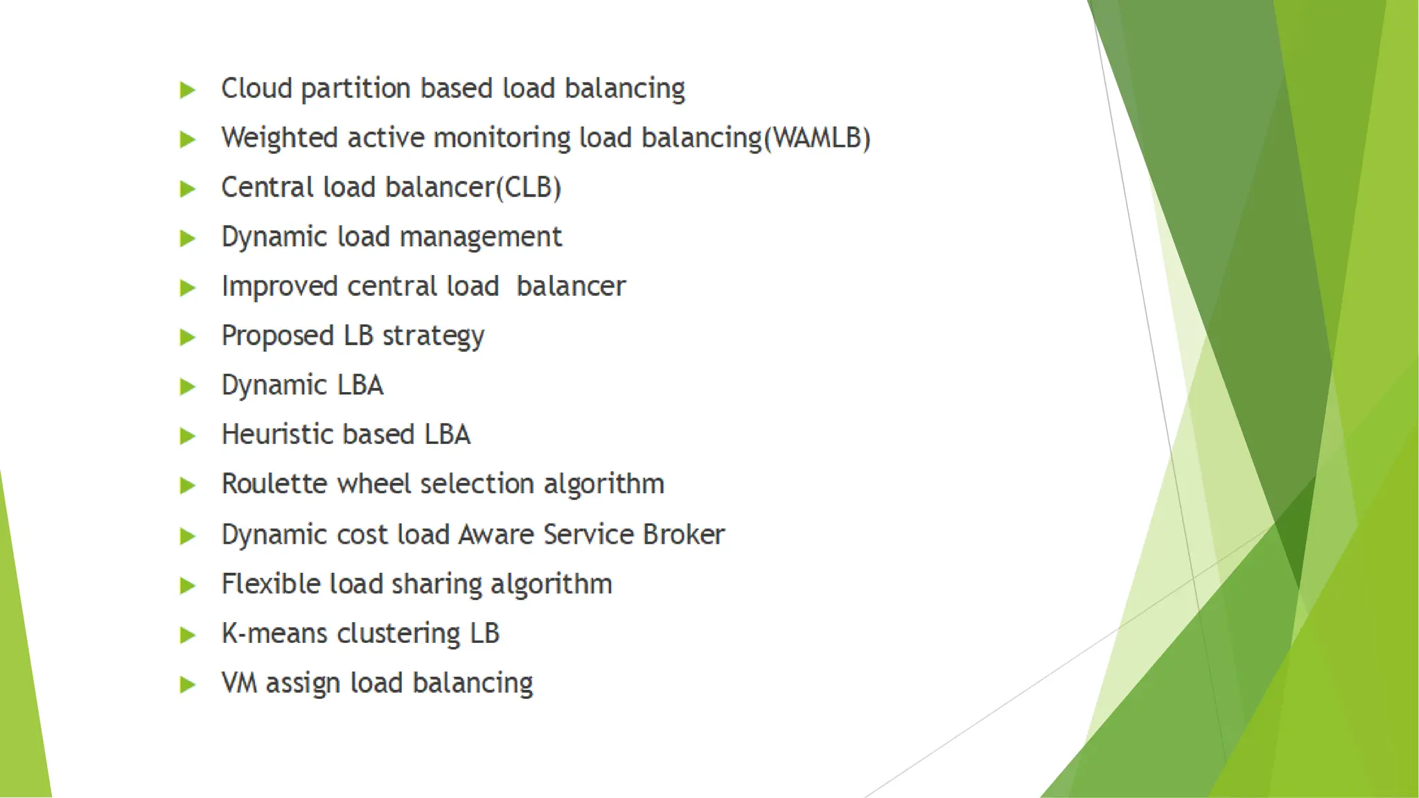 cloud computing and load balancing presentation | PDF