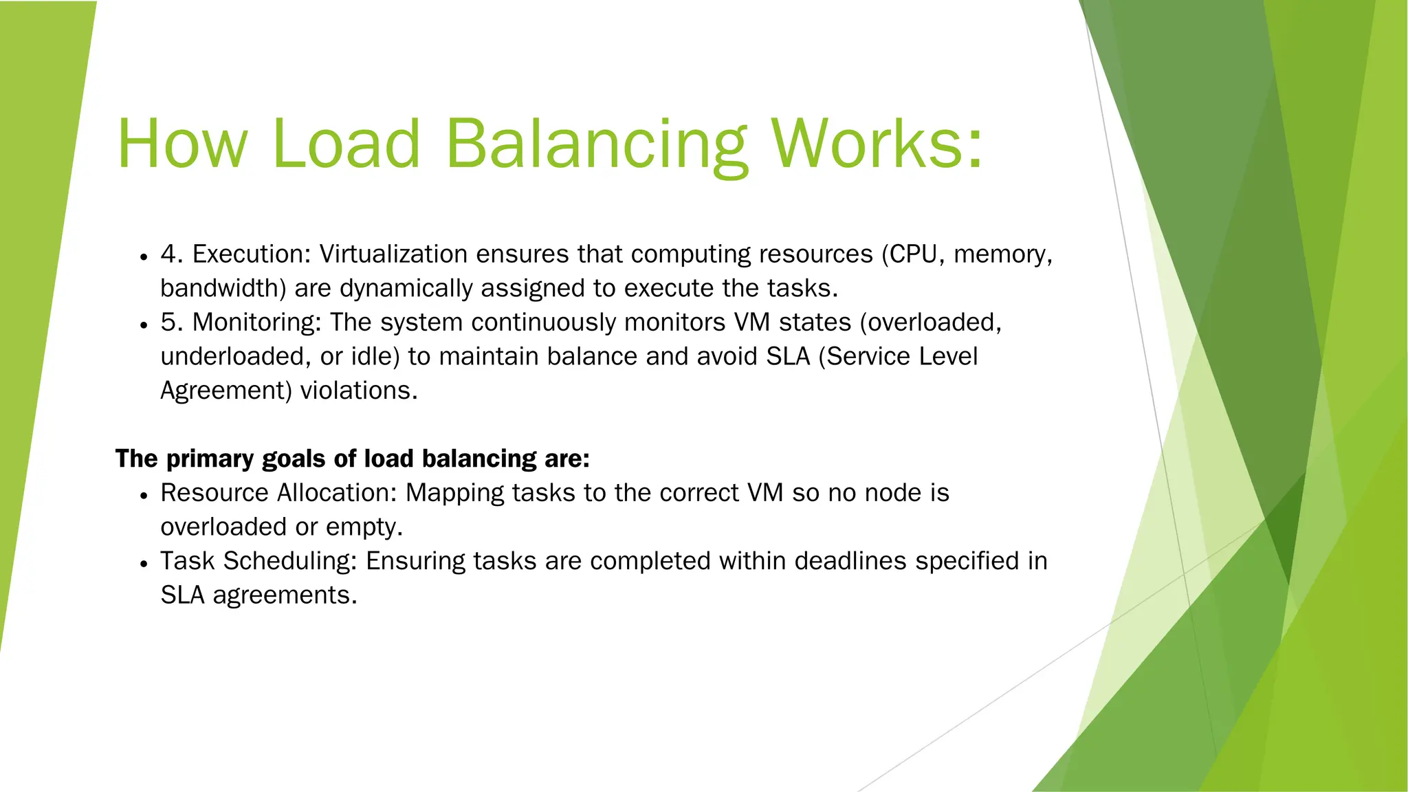 cloud computing and load balancing presentation | PDF