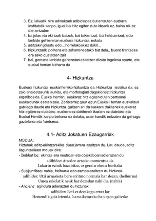 Euskera | PDF