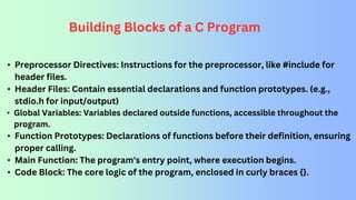 C programming language:- Introduction to C Programming - Overview and Importance of C .pptx