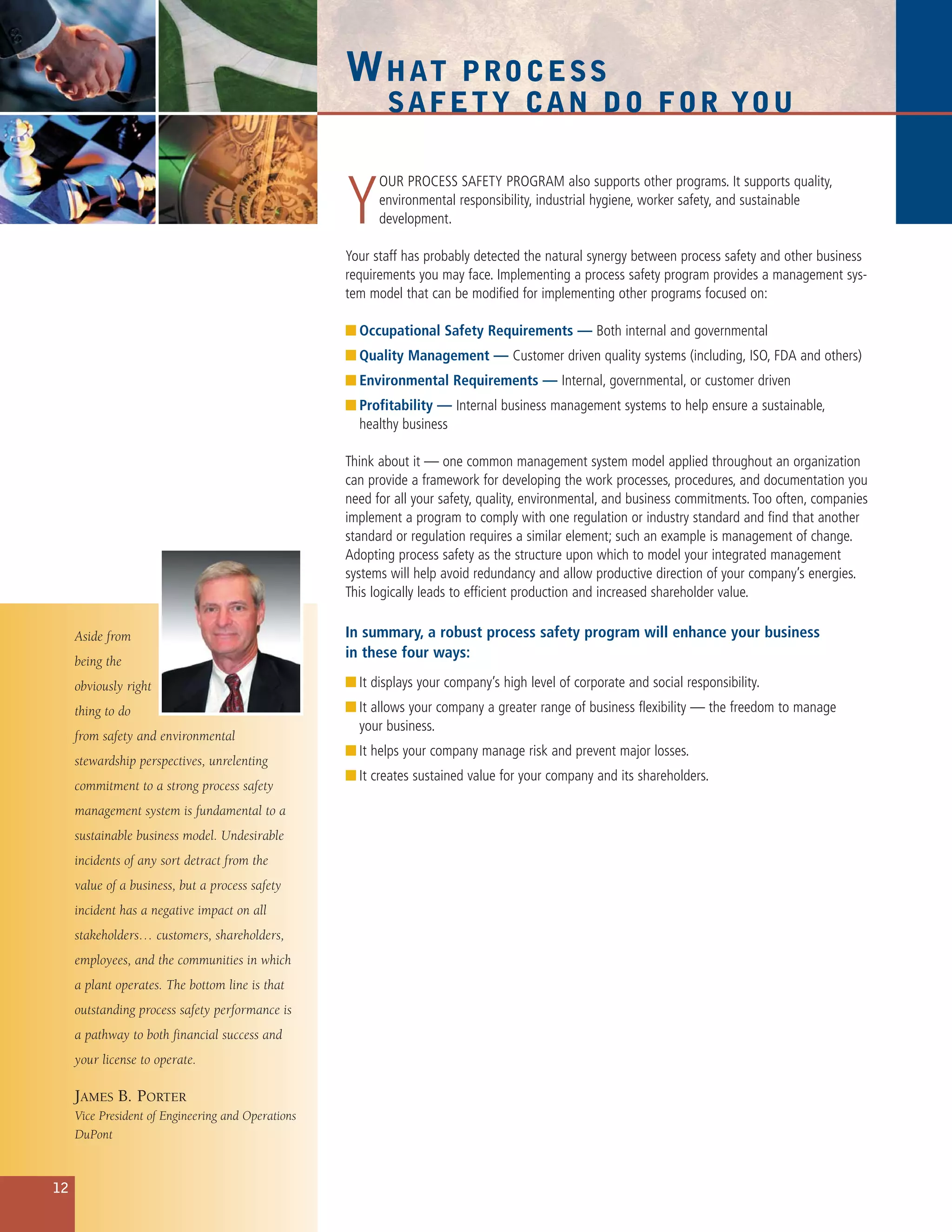 The Business Case for Process Safety | PDF