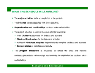 CCP_SEC3_Planning and Scheduling | PPT