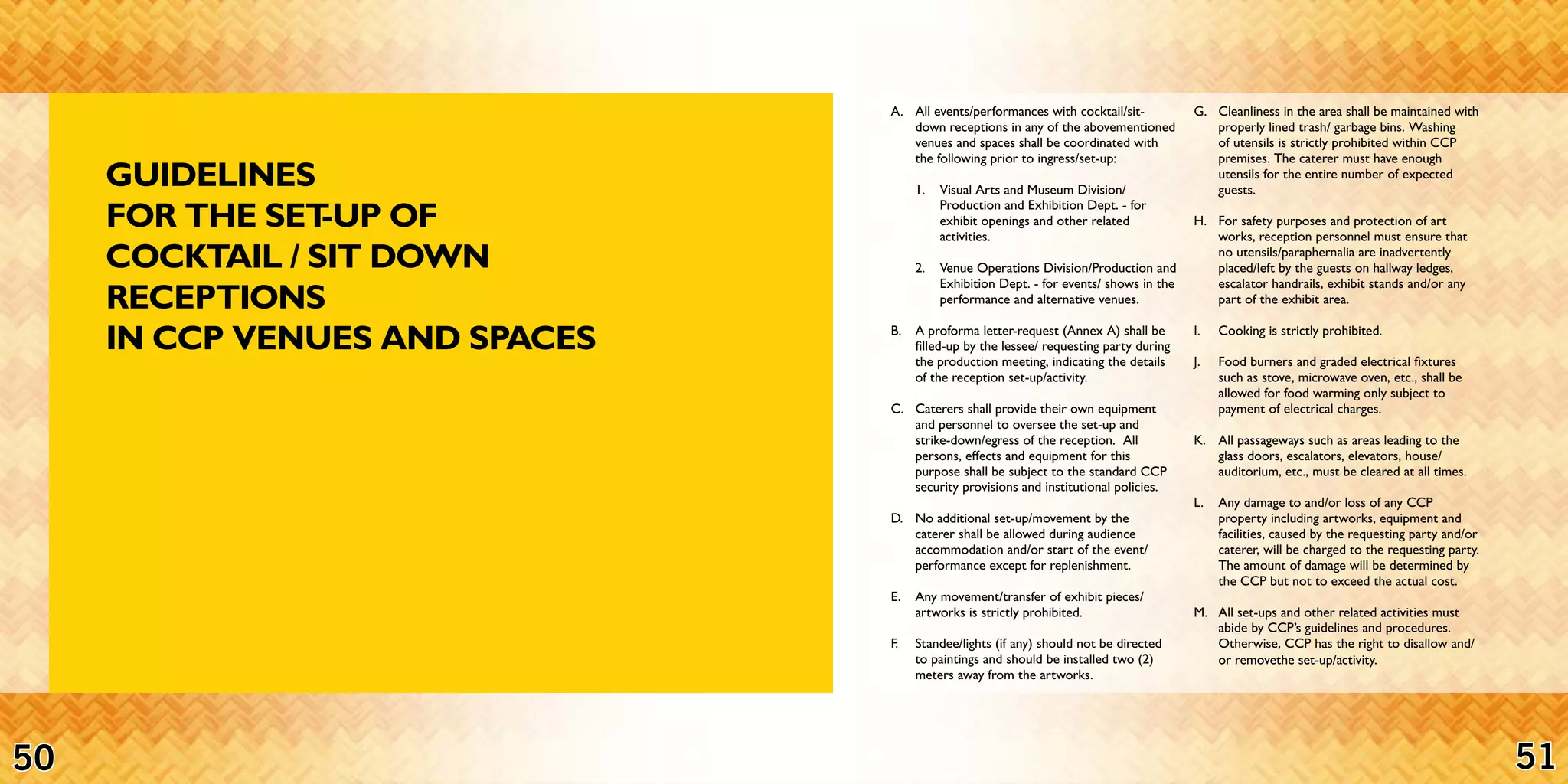 CCP Venues and other Services | PDF