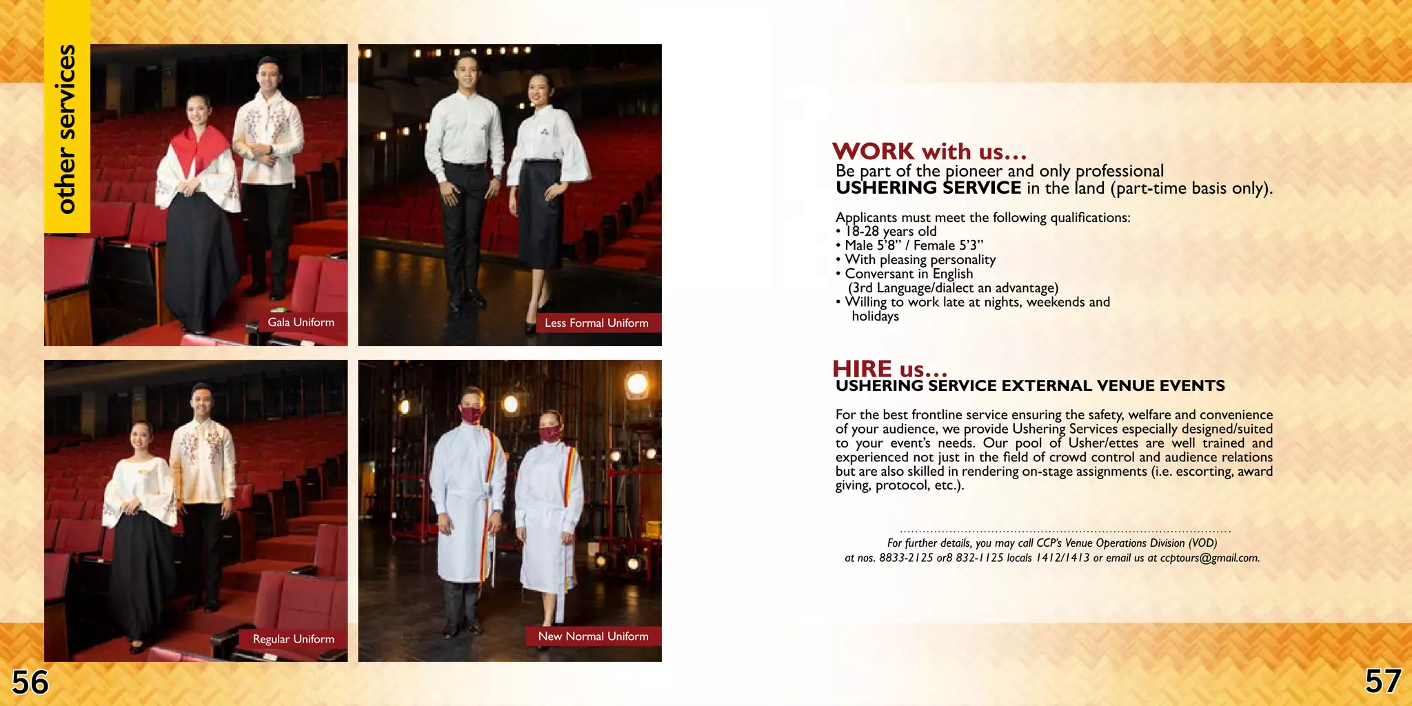 CCP Venues and other Services | PDF