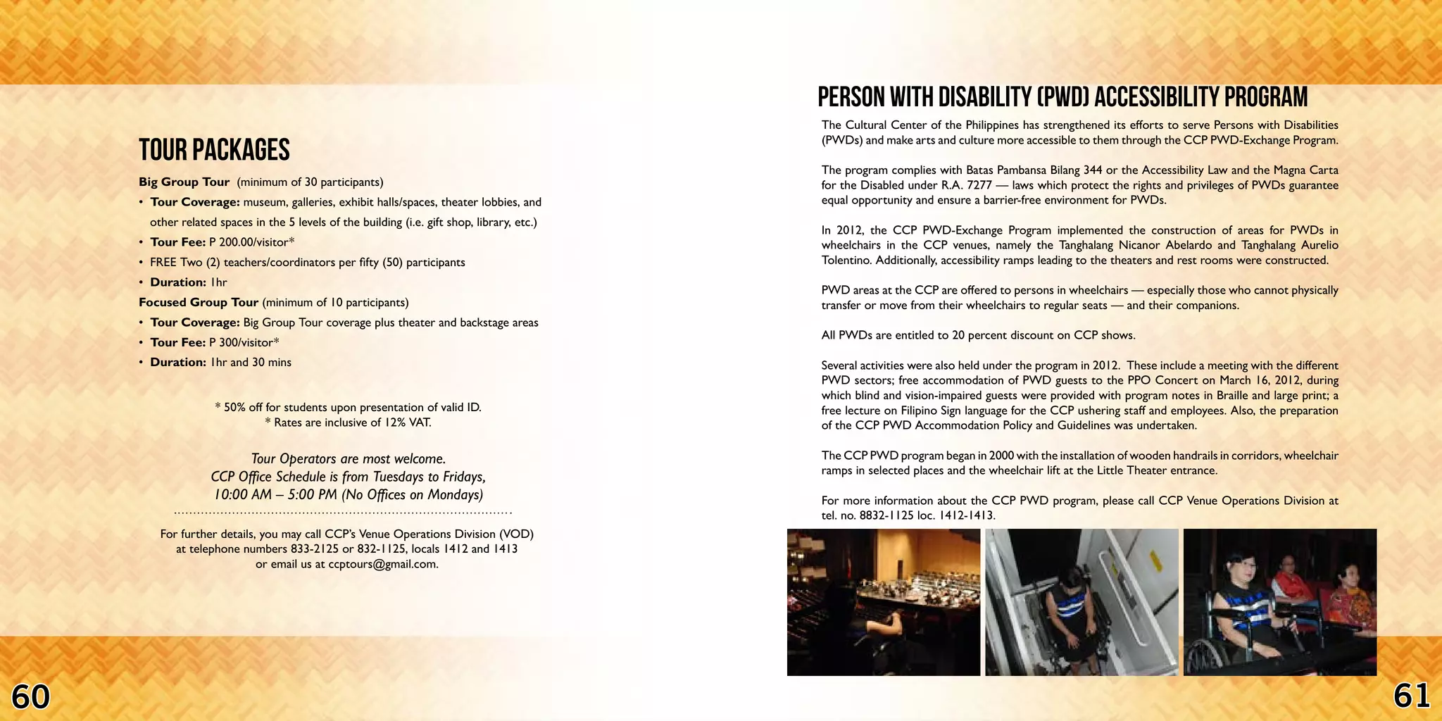 CCP Venues and other Services | PDF