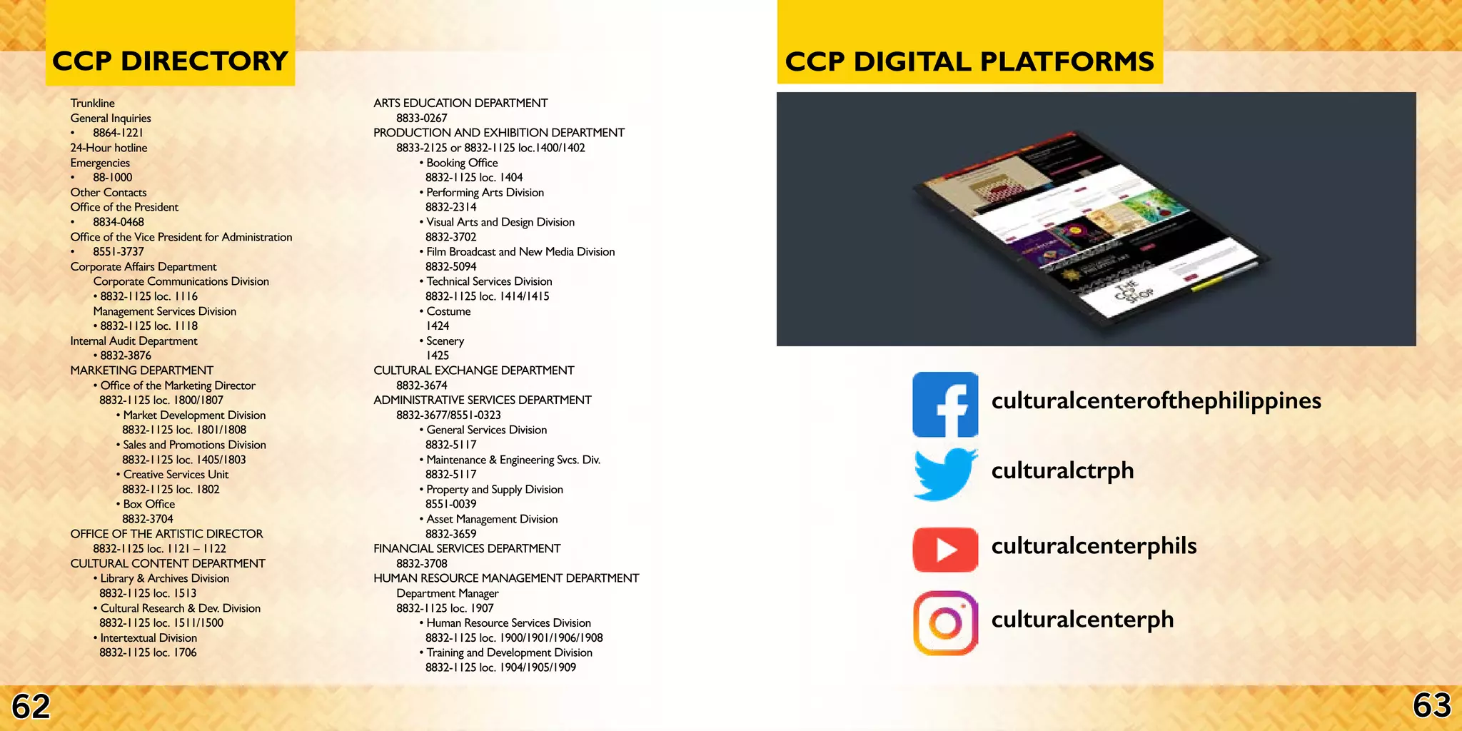 CCP Venues and other Services | PDF