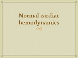 Hemodyanmic features of Constrictive pericarditis and Restrictive ...