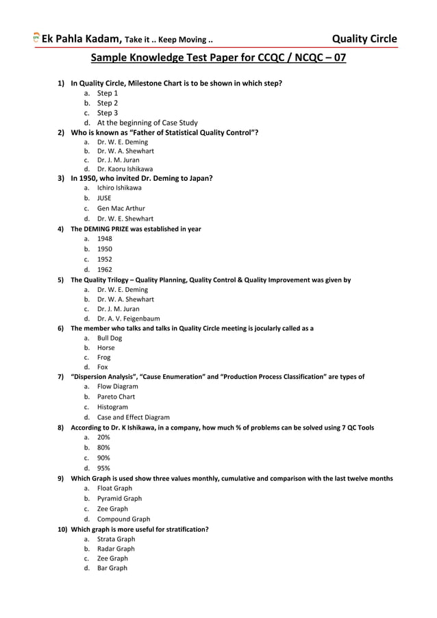 NCQC Knowledge Test 07 | PDF
