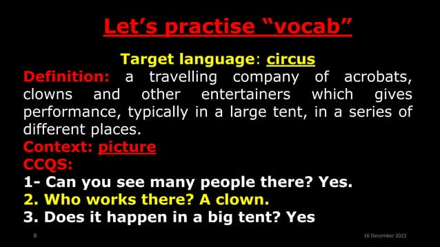 CCQs & ICQs 2.pptx | Educational Assessment | Education