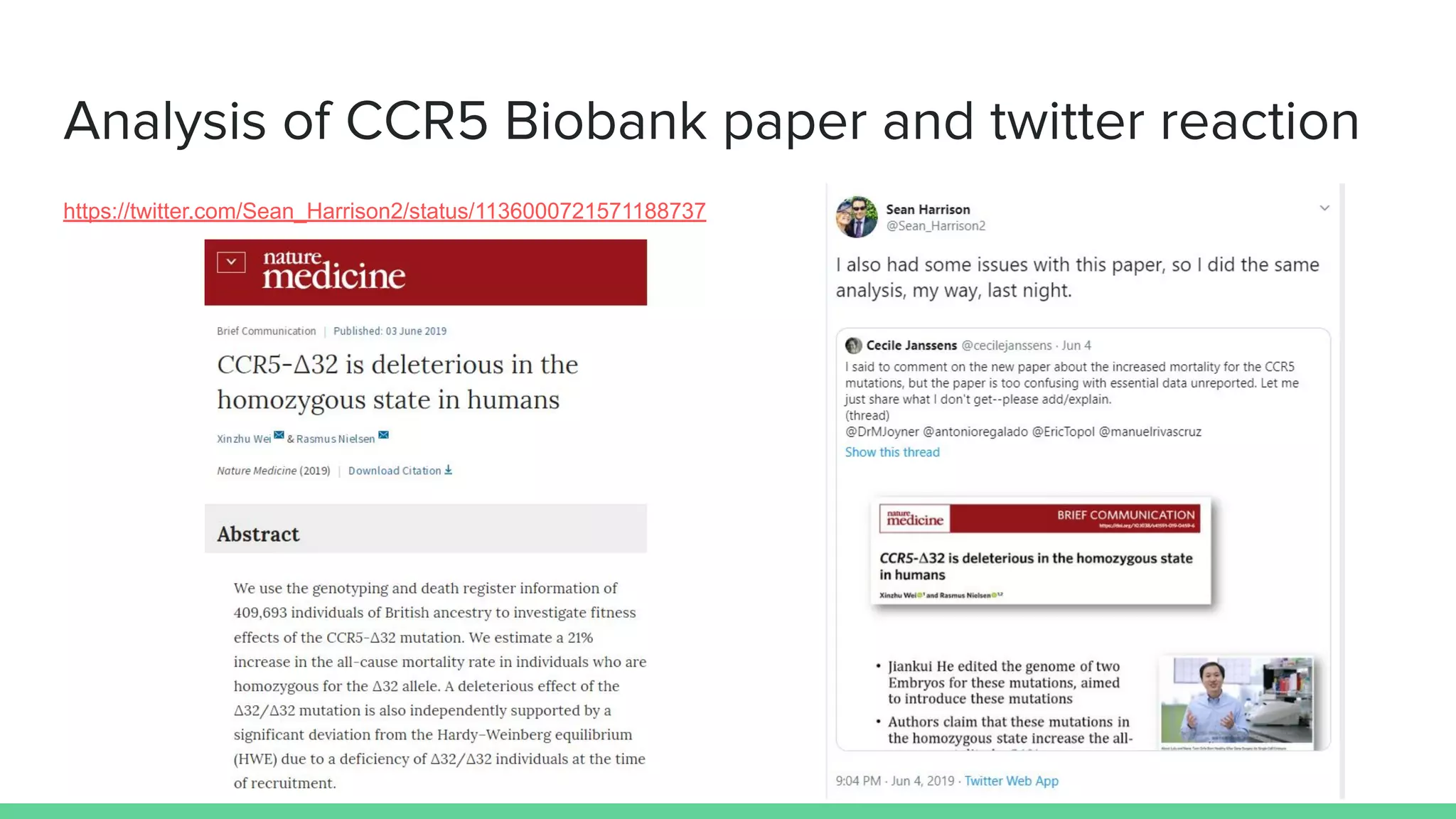 Ccr5 hiv resistant crispr babies | PPT