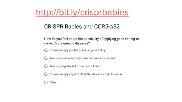 Ccr5 hiv resistant crispr babies | PPT