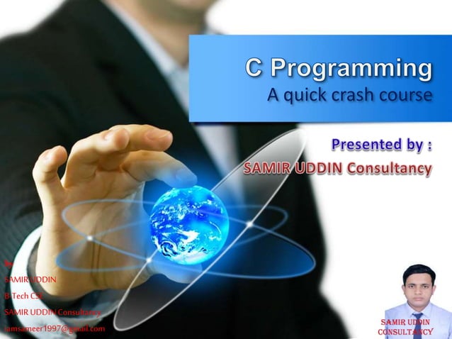 A Crash Course in C Part-1 | PPT