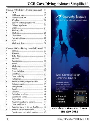 CCR Cave Diving | PDF