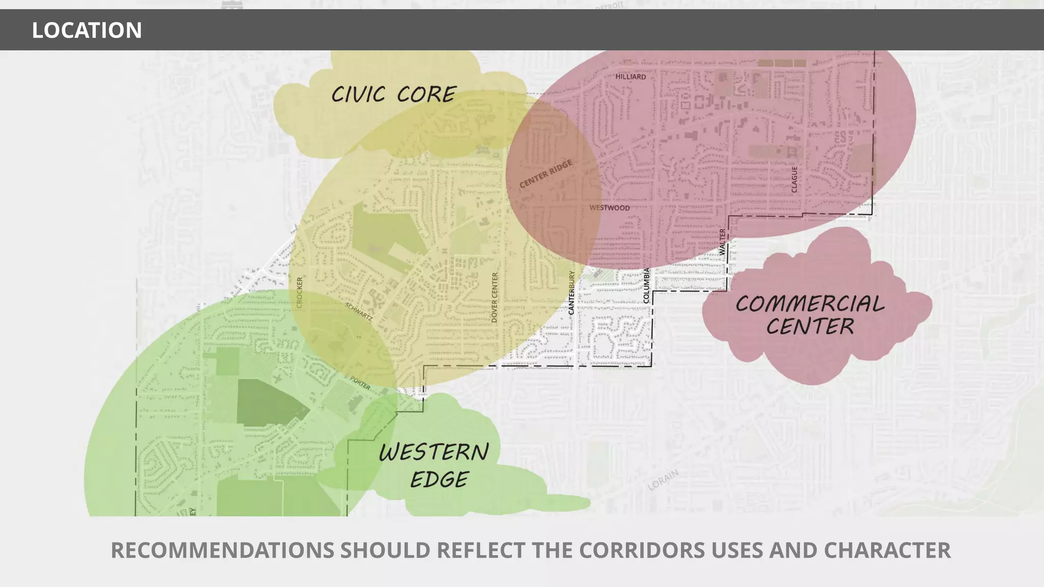 Center Ridge Corridor Master Plan presentation | PDF