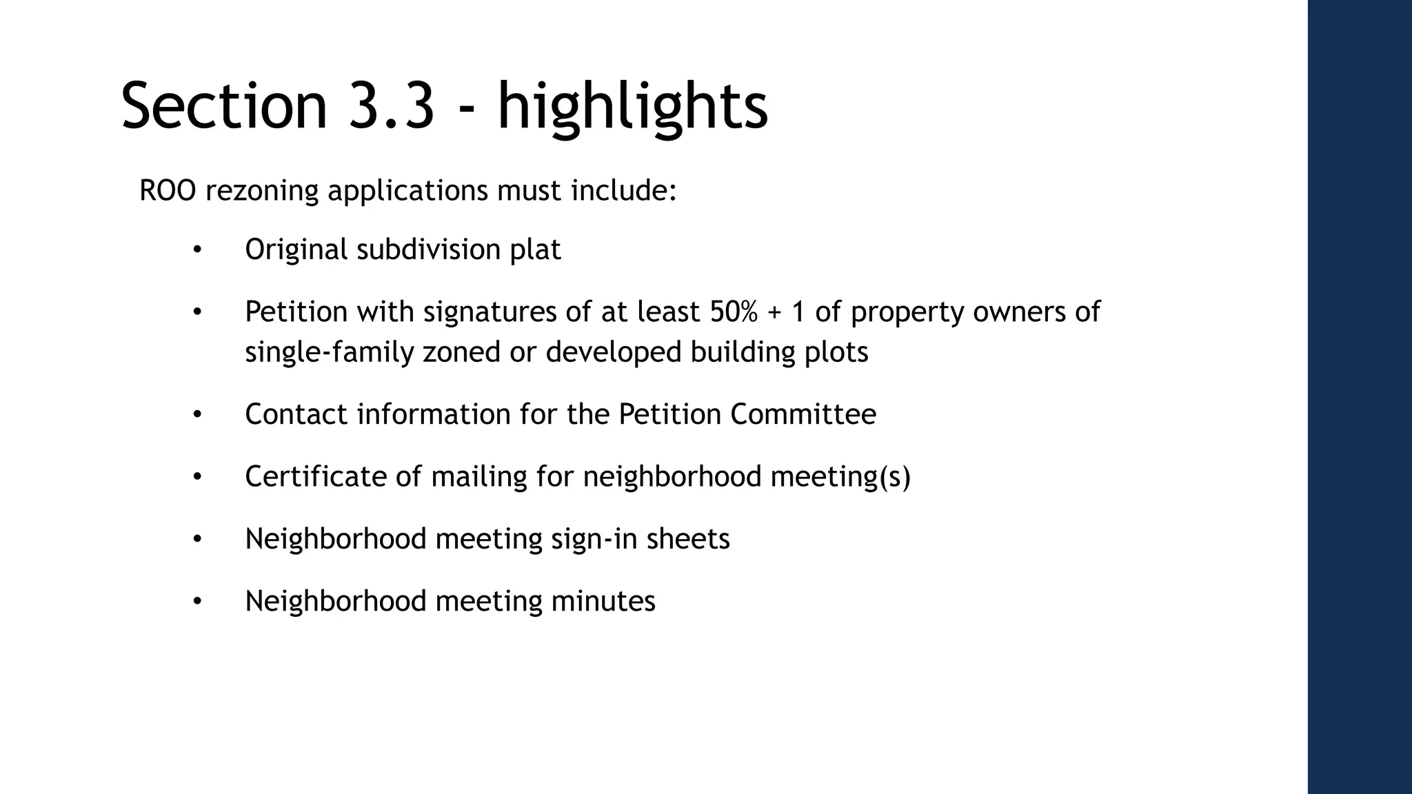 Restricted Occupancy Overlay (ROO) Ordinance | PPTX