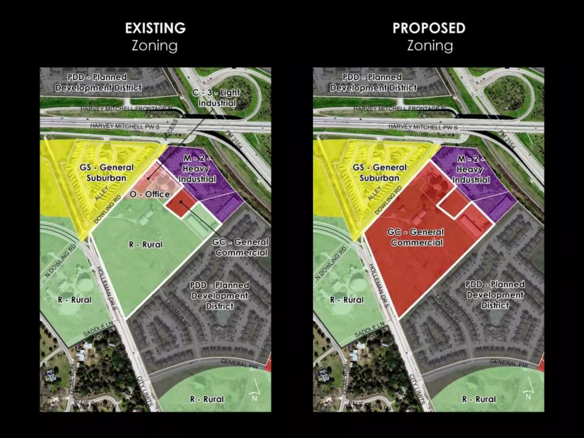 Dowling & Holleman Rezoning | PPTX
