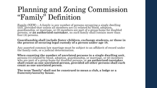 Related and Family Definition Amendment | PPTX