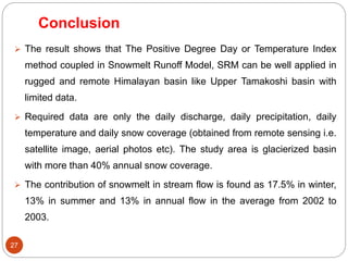 snow runoff model | PPTX
