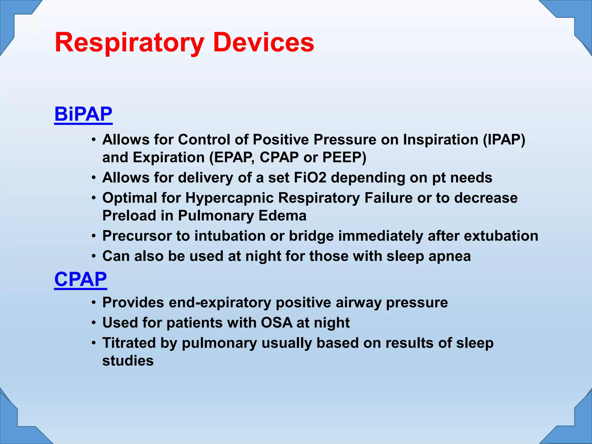 CCRN Prep 2019 Pulmonary | PPTX