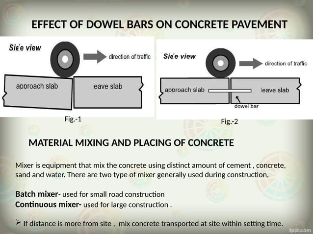cc road construction building a solid layer of cement concrete | PPT
