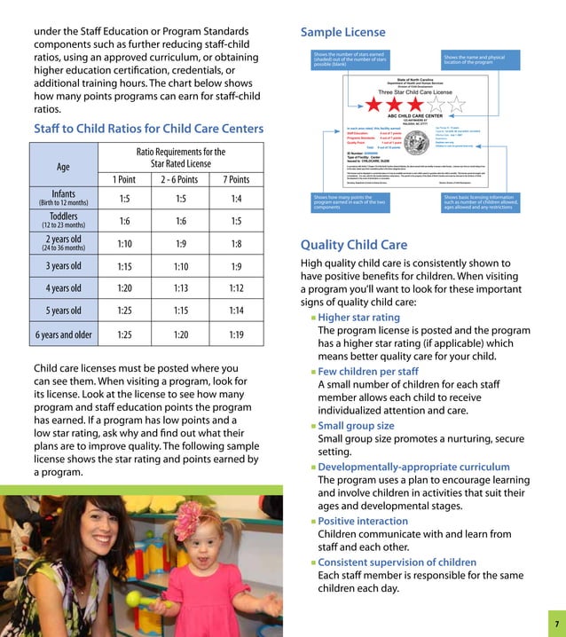 NC DCDEE child care information | PDF