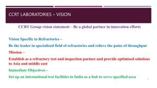 CCRT LAB - Refractory Presentation.pptx | Civil Engineering Industry ...